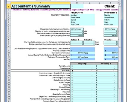 Property Tax Return Worksheet – BAN TACS